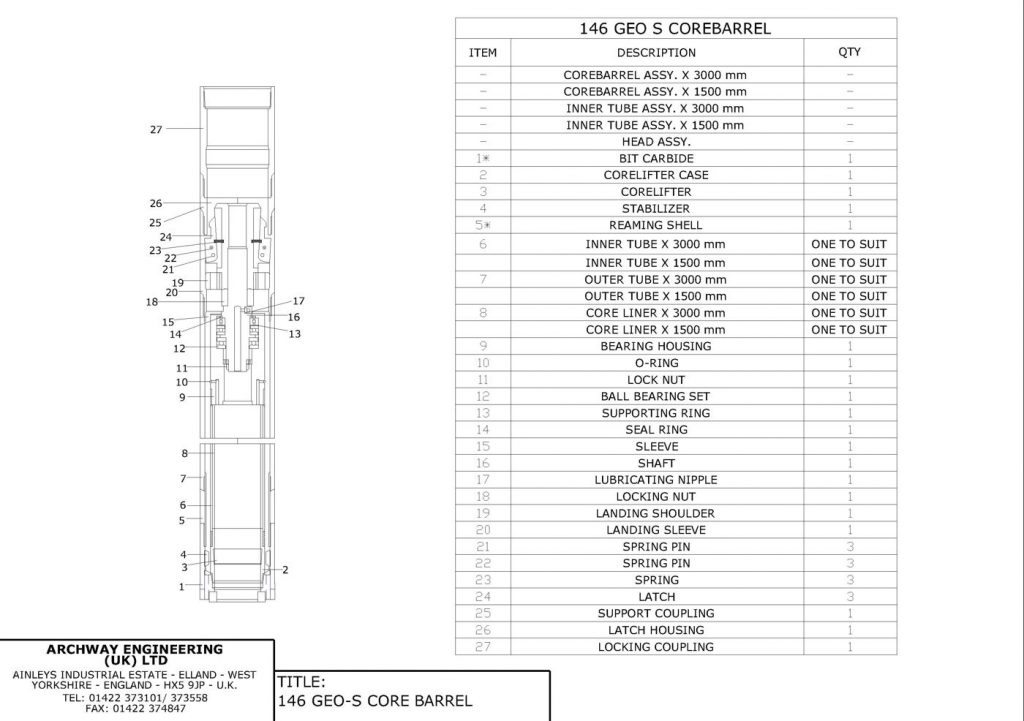 146 Geo S Wireline – Archway Engineering (UK) Ltd